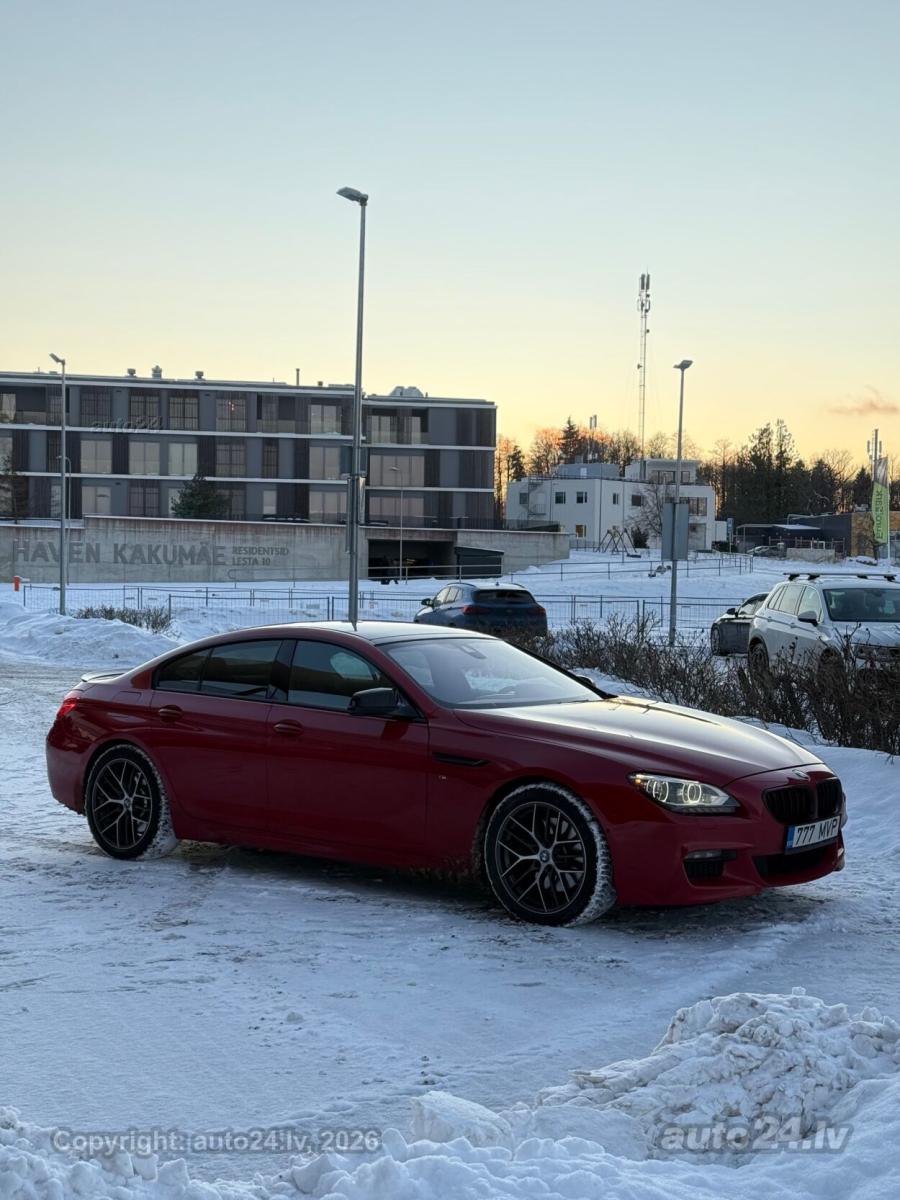 Red BMW 6 Series 2014 in Tallinn, with an engine capacity of 3.00 L and mileage of 330 thousand km for 19999 €, photo 10 on AUTOMOTO.COM.LV