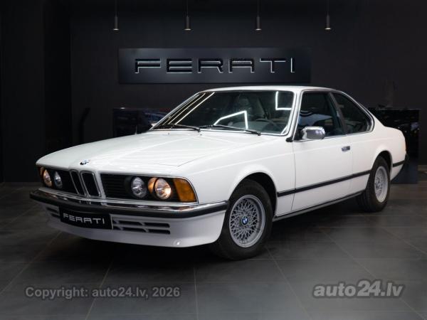 White BMW 6 Series 1981 in Tallinn, with an engine capacity of 3.40 L and mileage of 75 thousand km for 26900 €, photo 1 on AUTOMOTO.COM.LV