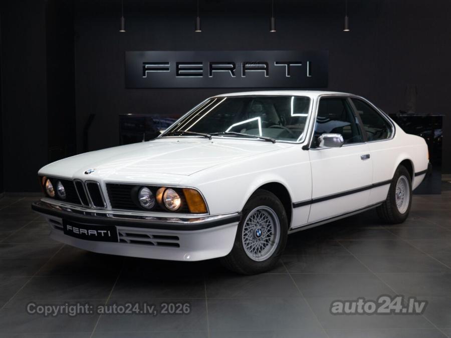 Balts BMW 6 Series 1981 Tallina, ar dzinēja tilpumu 3.40 L un nobraukumu 75 tūkst. km par 26900 €, foto 1 vietnē AUTOMOTO.COM.LV