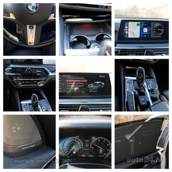 White BMW 6 Series 2018 in Tallinn, with an engine capacity of 3.00 L and mileage of 113 thousand km for 32500 €, photo 9 on AUTOMOTO.COM.LV