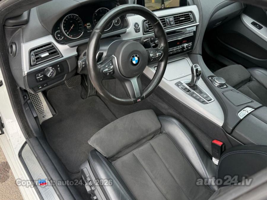 Balts BMW 6 Series 2016 Tallina, ar dzinēja tilpumu 3.00 L un nobraukumu 144 tūkst. km par 22900 €, foto 5 vietnē AUTOMOTO.COM.LV