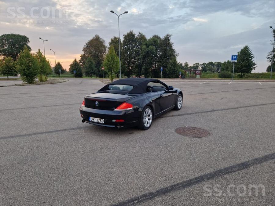 Черный БМВ 630 2007 в Даугавпилс, объемом двигателя 3.00 л и пробегом 308 тыс. км за 5500 €, фото 4 на AUTOMOTO.COM.LV