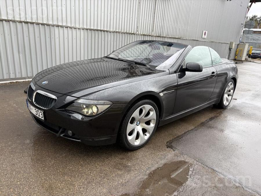 Black BMW 630 2007 in Riga, with an engine capacity of 3.00 L and mileage of 308 thousand km for 6000 €, photo 7 on AUTOMOTO.COM.LV
