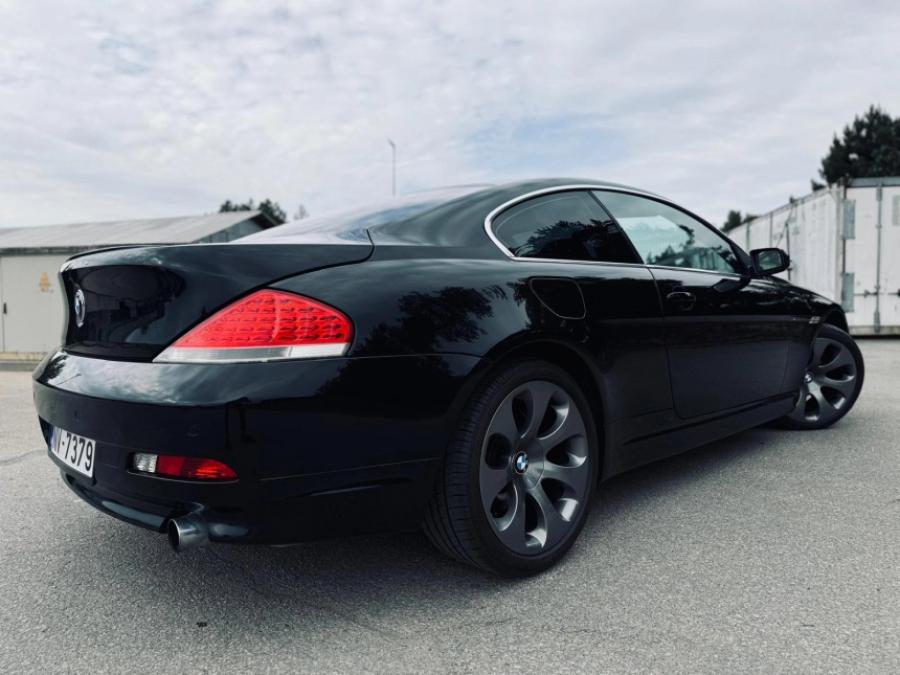 Black BMW 630 2006 in Riga, with an engine capacity of 3.00 L and mileage of 201 thousand km for 9500 €, photo 8 on AUTOMOTO.COM.LV
