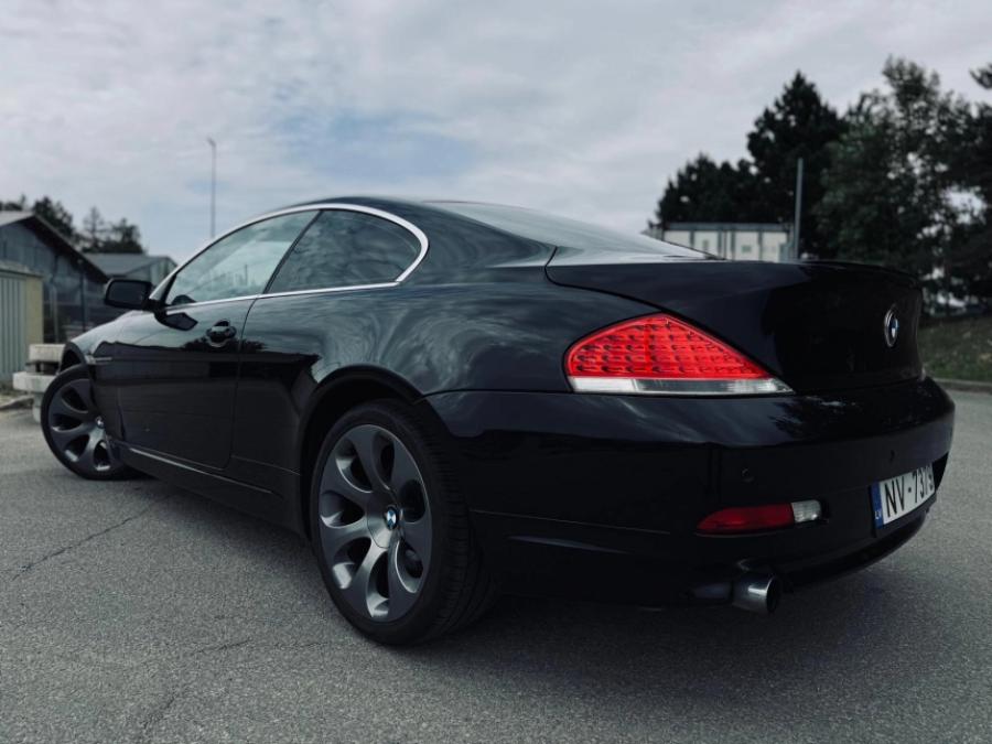 Black BMW 630 2006 in Riga, with an engine capacity of 3.00 L and mileage of 201 thousand km for 9500 €, photo 10 on AUTOMOTO.COM.LV