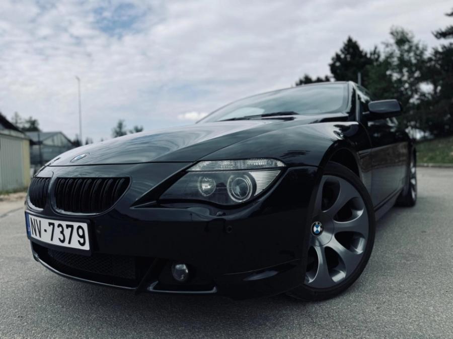 Black BMW 630 2006 in Riga, with an engine capacity of 3.00 L and mileage of 201 thousand km for 9500 €, photo 13 on AUTOMOTO.COM.LV