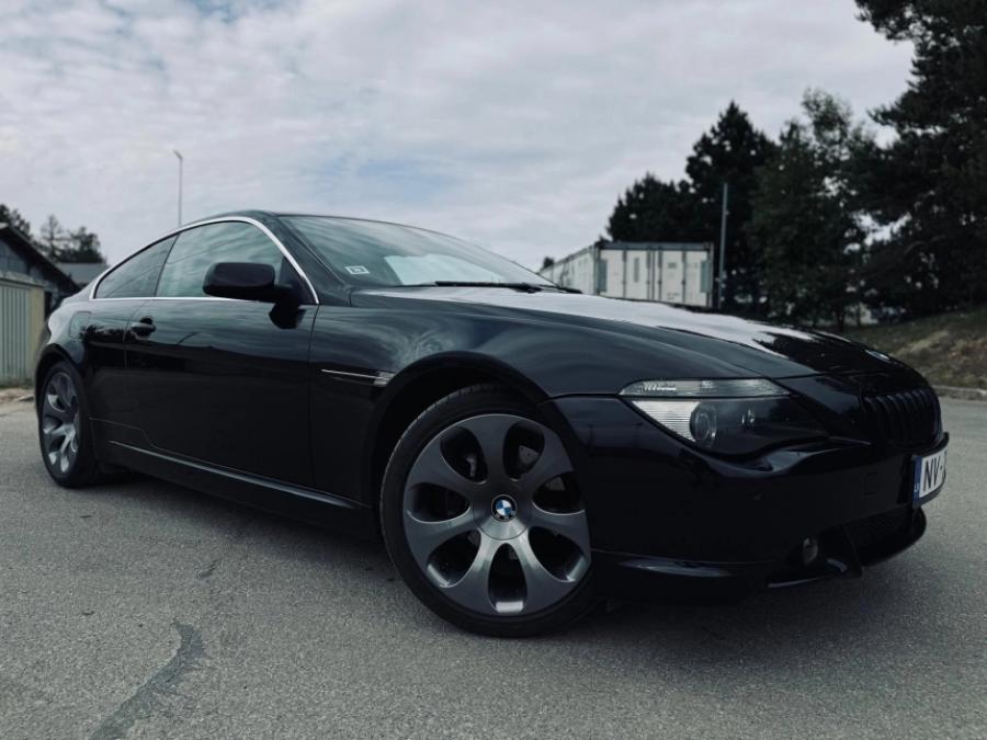 Black BMW 630 2006 in Riga, with an engine capacity of 3.00 L and mileage of 201 thousand km for 9500 €, photo 17 on AUTOMOTO.COM.LV
