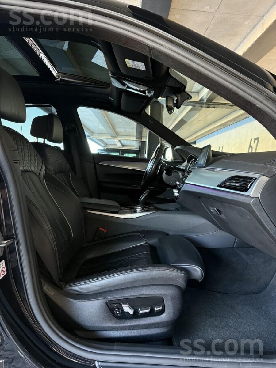 Black BMW 630 2018 in Riga, with an engine capacity of 3.00 L and mileage of 324 thousand km for 23990 €, photo 28 on AUTOMOTO.COM.LV