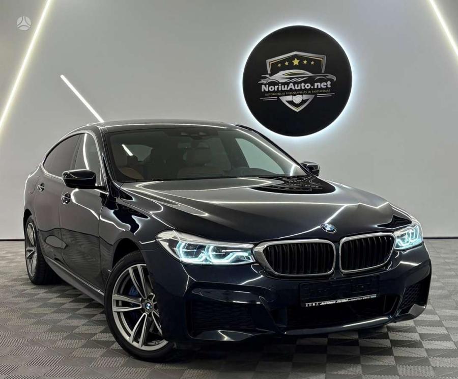 Black BMW 630 2020 in Marijampole, with an engine capacity of 2.99 L and mileage of 224 thousand km for 24950 €, photo 1 on AUTOMOTO.COM.LV