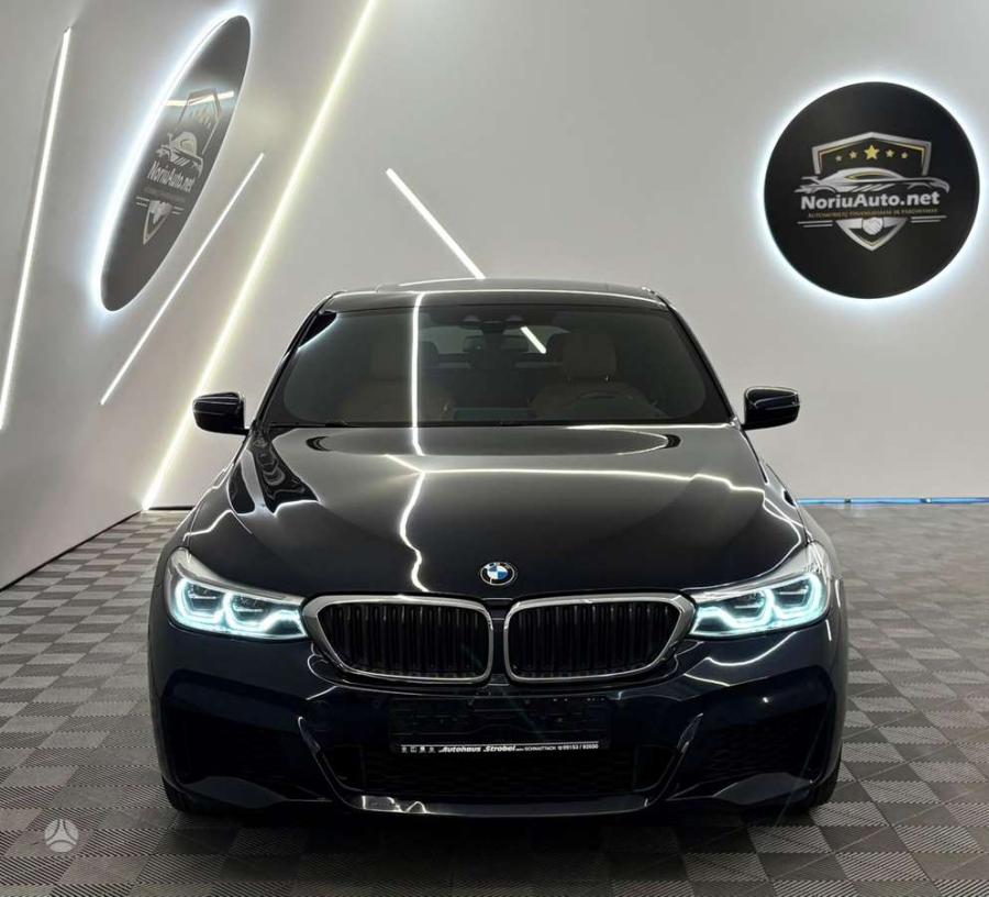 Black BMW 630 2020 in Marijampole, with an engine capacity of 2.99 L and mileage of 224 thousand km for 24950 €, photo 7 on AUTOMOTO.COM.LV