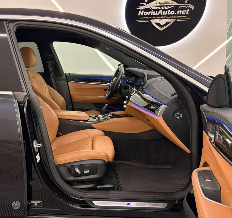 Black BMW 630 2020 in Marijampole, with an engine capacity of 2.99 L and mileage of 224 thousand km for 24950 €, photo 21 on AUTOMOTO.COM.LV