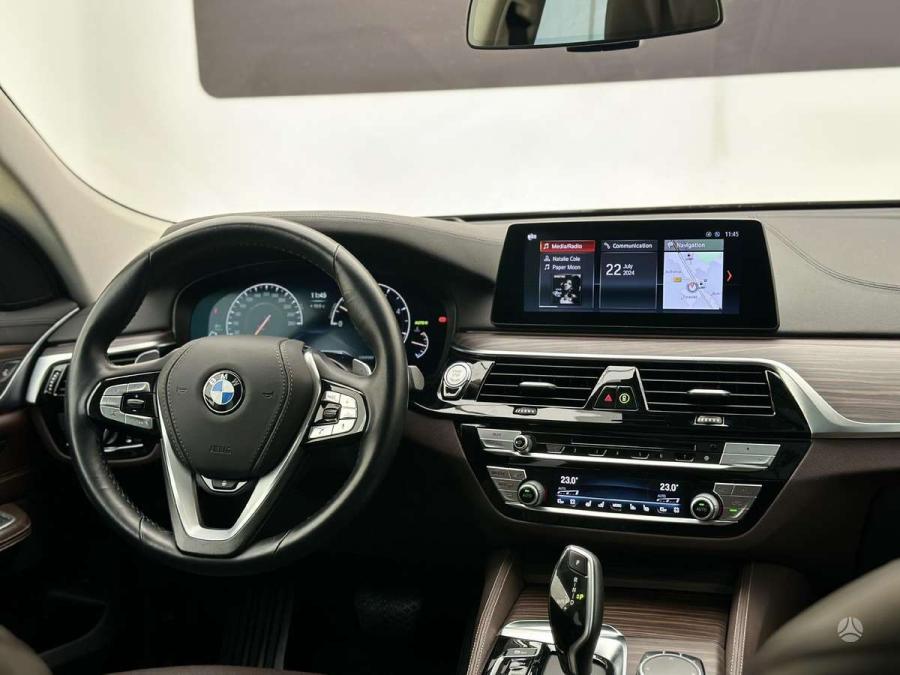 Brown BMW 630 2019 in Vilnius, with an engine capacity of 2.99 L and mileage of 89 thousand km for 35450 €, photo 14 on AUTOMOTO.COM.LV