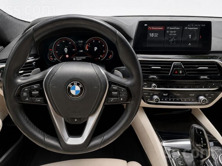 Grey BMW 630 2017 in Riga, with an engine capacity of 3.00 L and mileage of 256 thousand km for 18990 €, photo 15 on AUTOMOTO.COM.LV