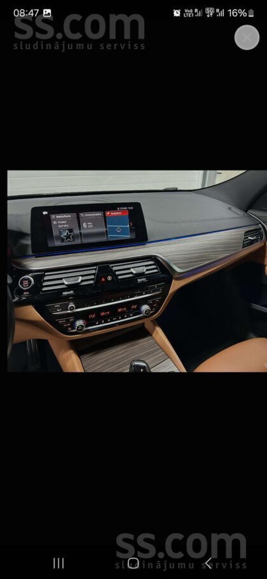 Pelēks BMW 630 2018 Jēkabpils, ar dzinēja tilpumu 3.00 L un nobraukumu 170 tūkst. km par 28500 €, foto 16 vietnē AUTOMOTO.COM.LV