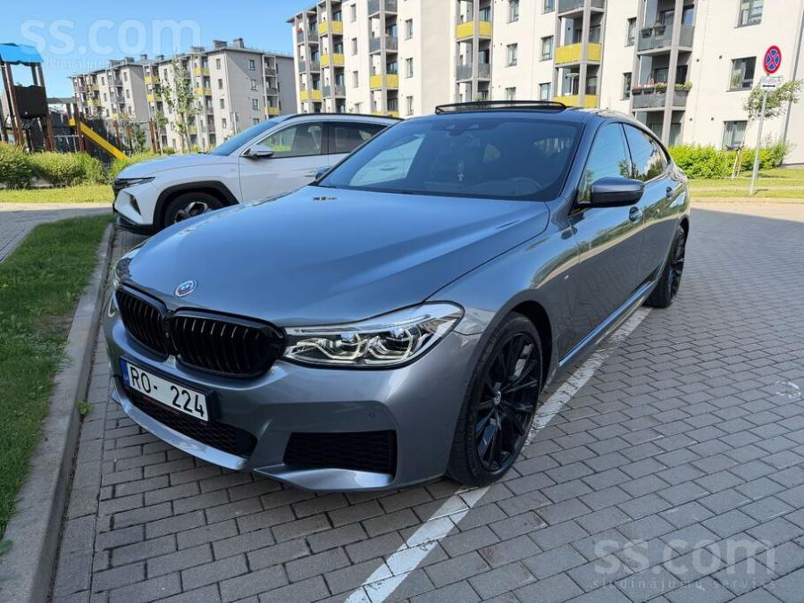 Grey BMW 630 2019 in Riga, with an engine capacity of 3.00 L and mileage of 122 thousand km for 28500 €, photo 1 on AUTOMOTO.COM.LV