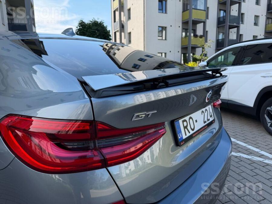 Grey BMW 630 2019 in Riga, with an engine capacity of 3.00 L and mileage of 122 thousand km for 28500 €, photo 6 on AUTOMOTO.COM.LV