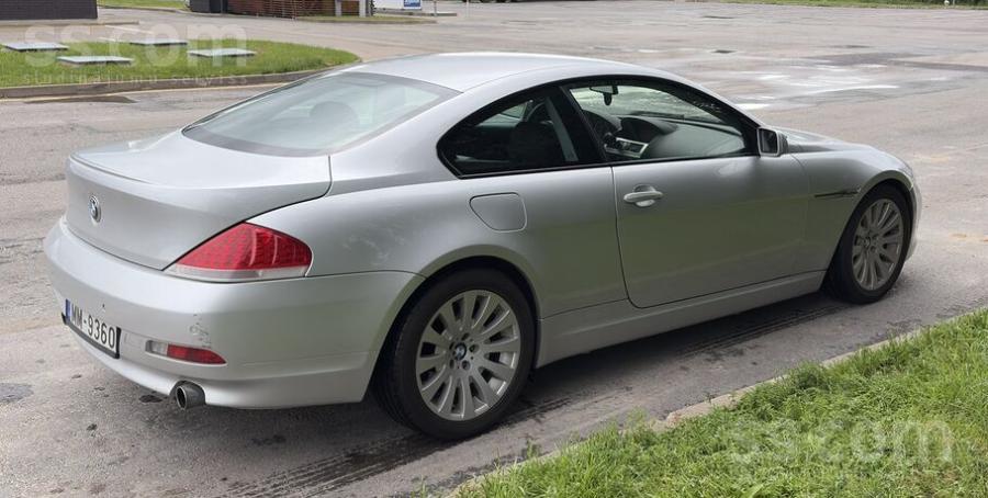Grey BMW 630 2006 in Riga, with an engine capacity of 3.00 L and mileage of 279 thousand km for 6200 €, photo 3 on AUTOMOTO.COM.LV