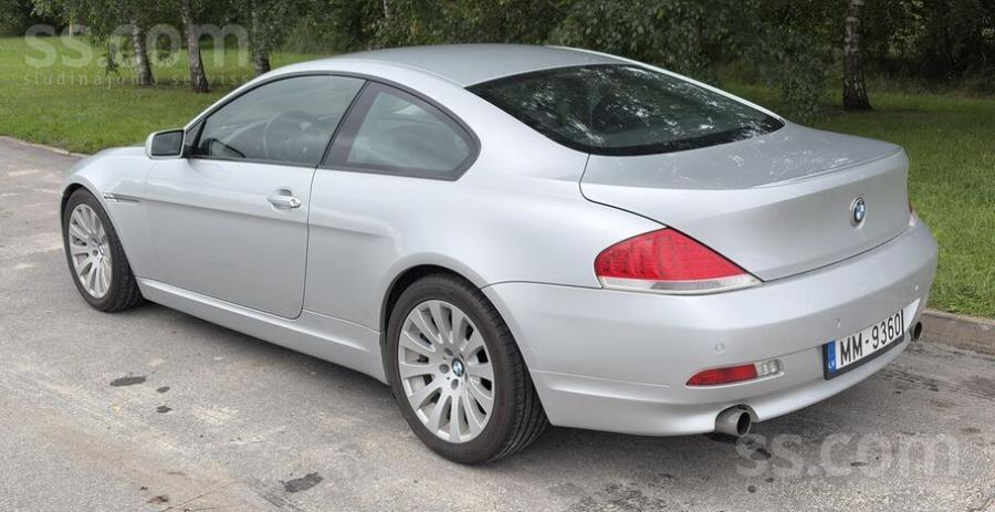Grey BMW 630 2006 in Riga, with an engine capacity of 3.00 L and mileage of 279 thousand km for 6200 €, photo 4 on AUTOMOTO.COM.LV