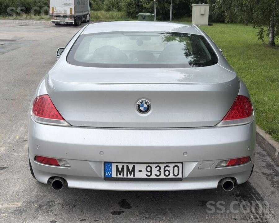Grey BMW 630 2006 in Riga, with an engine capacity of 3.00 L and mileage of 279 thousand km for 6200 €, photo 7 on AUTOMOTO.COM.LV
