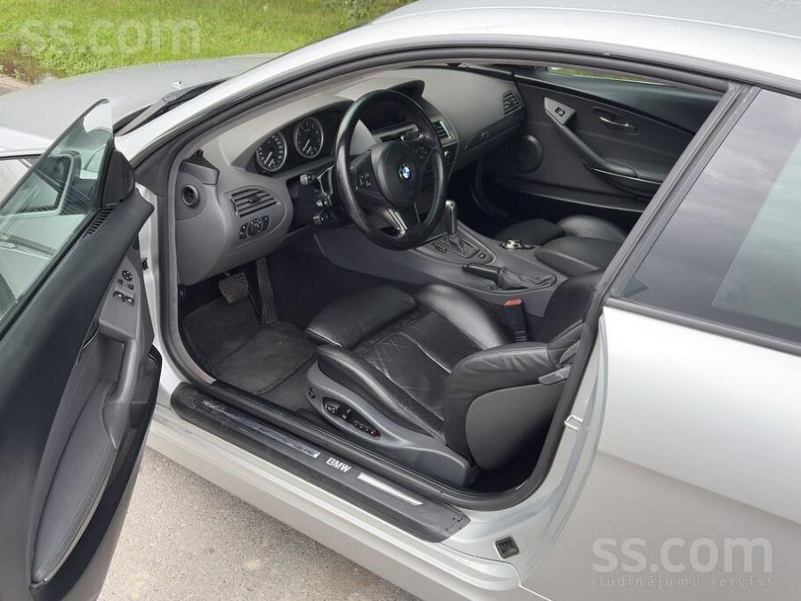 Grey BMW 630 2006 in Riga, with an engine capacity of 3.00 L and mileage of 279 thousand km for 6200 €, photo 9 on AUTOMOTO.COM.LV