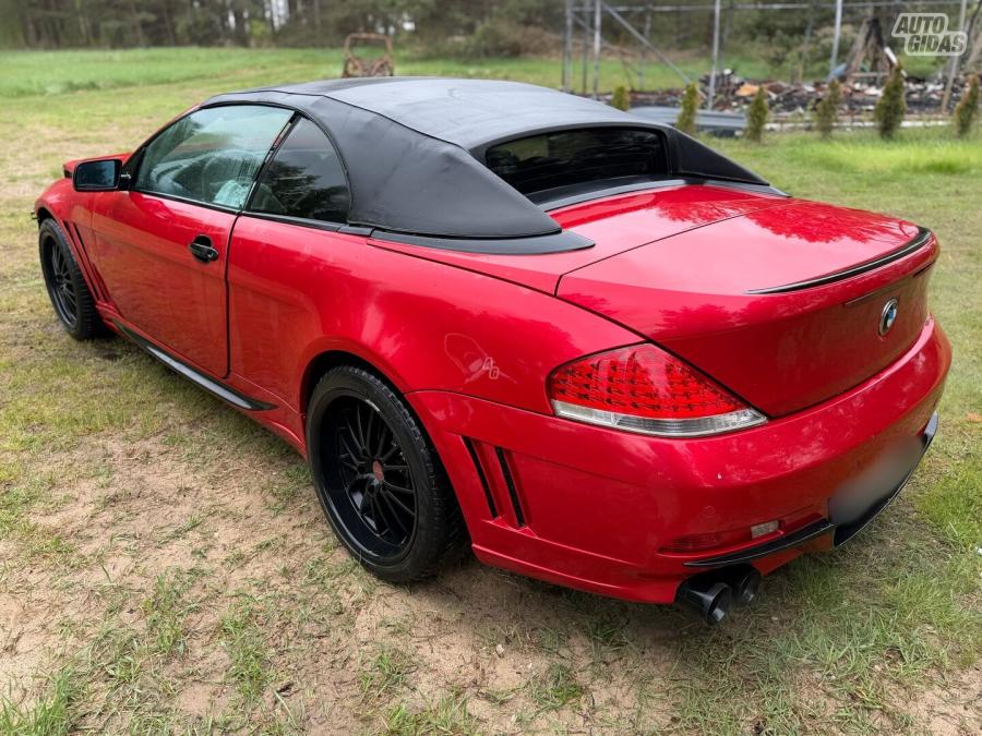 Red BMW 630 2007 in Kaunas, with an engine capacity of 3.00 L and mileage of 144 thousand km for 4999 €, photo 11 on AUTOMOTO.COM.LV