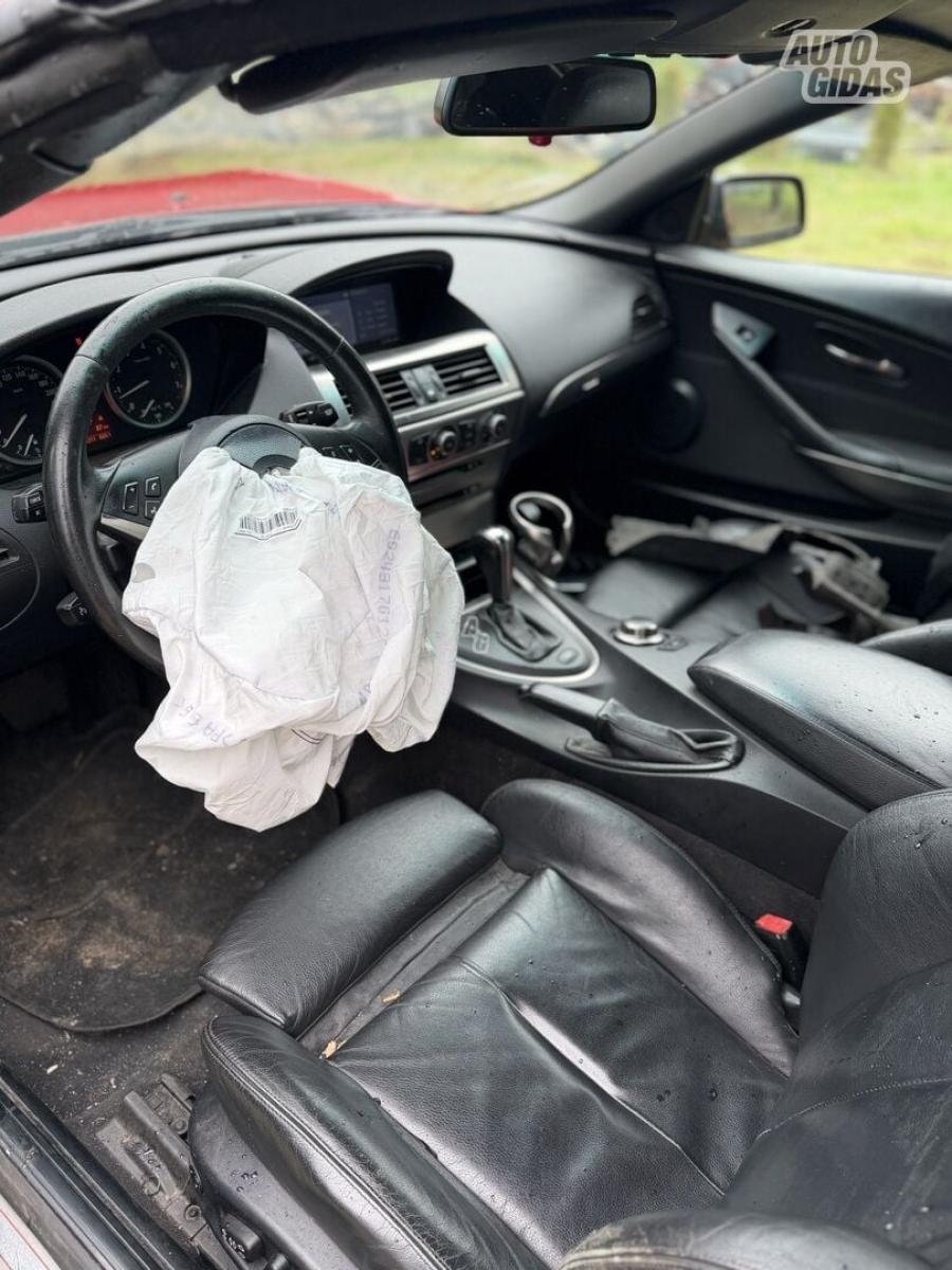 Red BMW 630 2007 in Kaunas, with an engine capacity of 3.00 L and mileage of 144 thousand km for 4999 €, photo 14 on AUTOMOTO.COM.LV