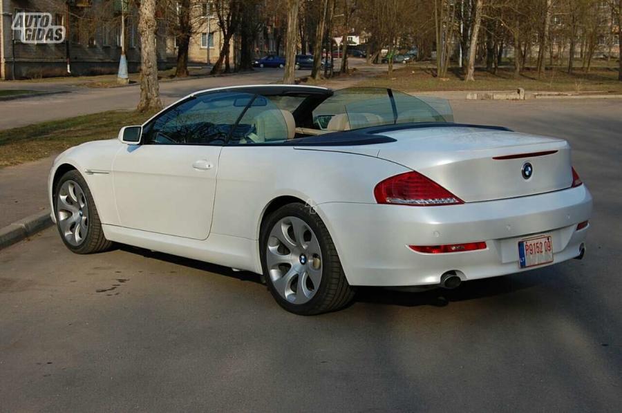 Balts BMW 630 2007 Biržai, ar dzinēja tilpumu 3.00 L un nobraukumu 250 tūkst. km par 16450 €, foto 3 vietnē AUTOMOTO.COM.LV