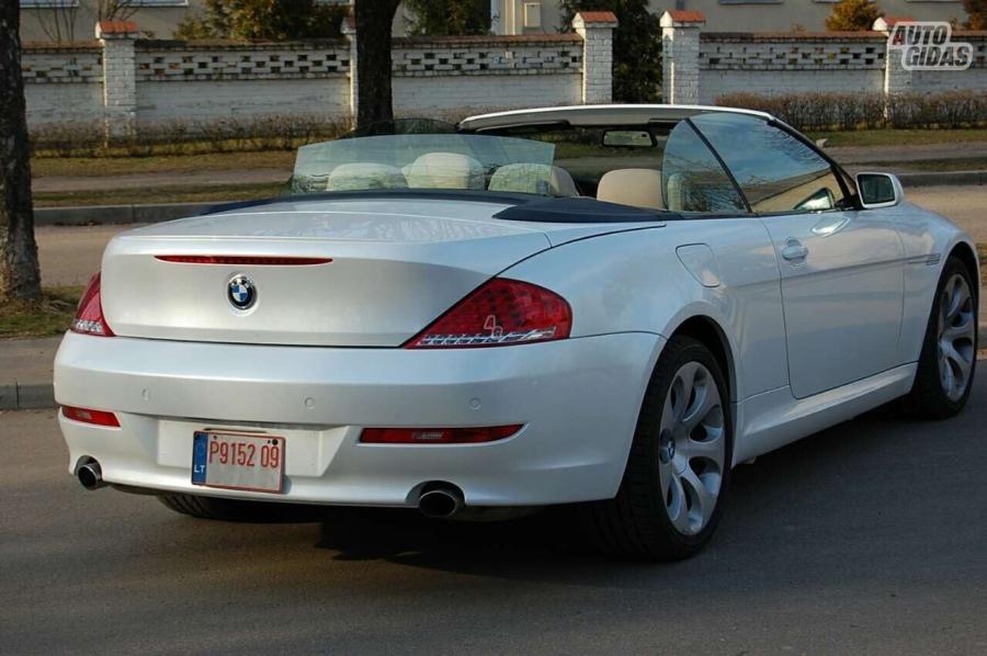 Balts BMW 630 2007 Biržai, ar dzinēja tilpumu 3.00 L un nobraukumu 250 tūkst. km par 16450 €, foto 5 vietnē AUTOMOTO.COM.LV