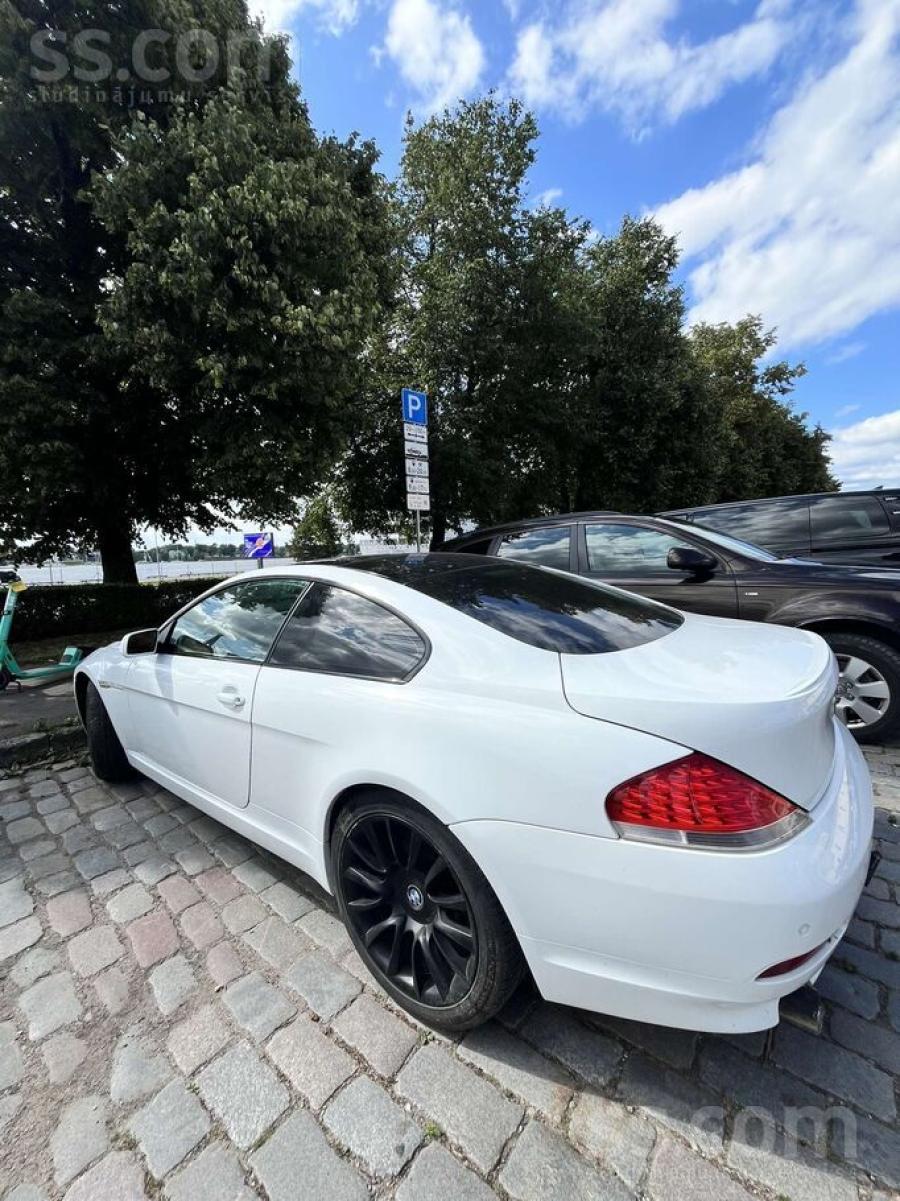 White BMW 630 2004 in Riga, with an engine capacity of 3.00 L and mileage of 233 thousand km for 4800 €, photo 2 on AUTOMOTO.COM.LV
