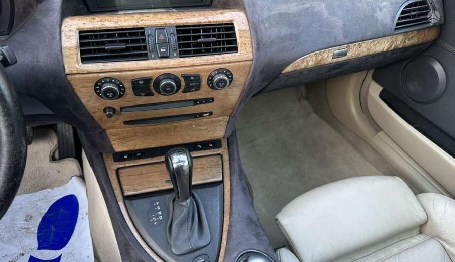 Balts BMW 630 2004 Anykščiai, ar dzinēja tilpumu 3.00 L un nobraukumu 235 tūkst. km par 6999 €, foto 10 vietnē AUTOMOTO.COM.LV