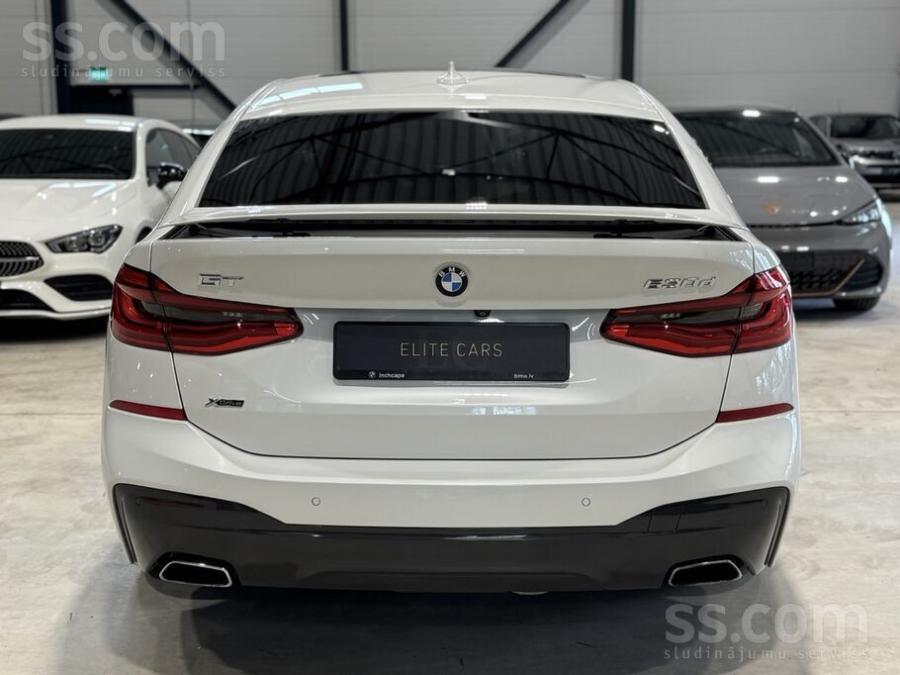 White BMW 630 2018 in Riga, with an engine capacity of 3.00 L and mileage of 134 thousand km for 25990 €, photo 6 on AUTOMOTO.COM.LV