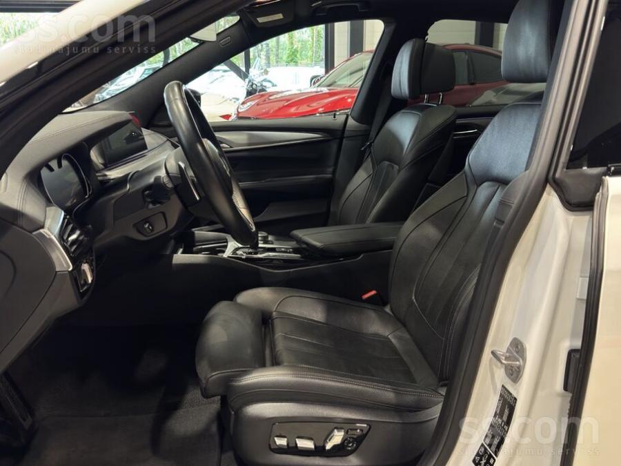 White BMW 630 2018 in Riga, with an engine capacity of 3.00 L and mileage of 134 thousand km for 25990 €, photo 12 on AUTOMOTO.COM.LV