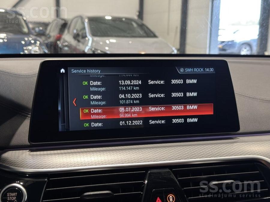 White BMW 630 2018 in Riga, with an engine capacity of 3.00 L and mileage of 134 thousand km for 25990 €, photo 24 on AUTOMOTO.COM.LV