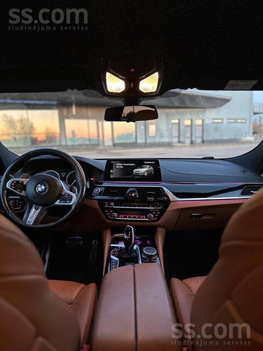 White BMW 630 2017 in Riga, with an engine capacity of 3.00 L and mileage of 270 thousand km for 21500 €, photo 14 on AUTOMOTO.COM.LV