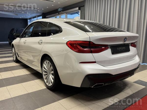 White BMW 630 2018 in Riga, with an engine capacity of 3.00 L and mileage of 182 thousand km for 25990 €, photo 6 on AUTOMOTO.COM.LV