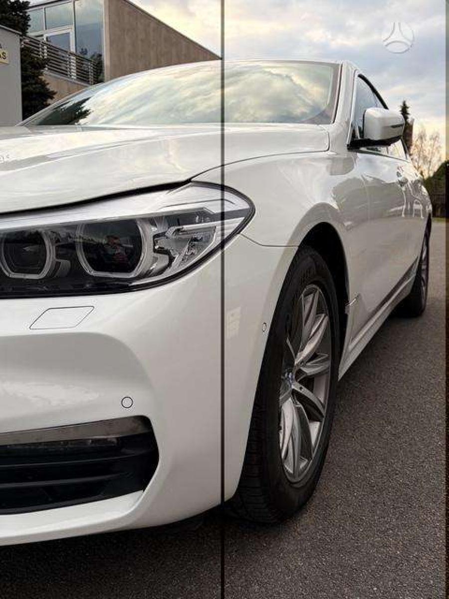 White BMW 630 2018 in Vilnius, with an engine capacity of 2.00 L and mileage of 195 thousand km for 20900 €, photo 6 on AUTOMOTO.COM.LV