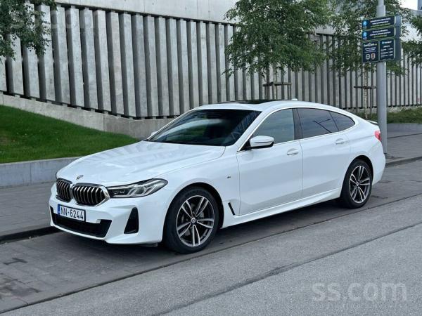 White BMW 630 2022 in Riga, with an engine capacity of 2.00 L and mileage of 73 thousand km for 39900 €, photo 1 on AUTOMOTO.COM.LV