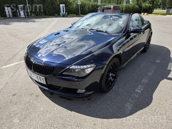 Black BMW 635 2009 in Riga, with an engine capacity of 3.00 L and mileage of 198 thousand km for 16500 €, photo 1 on AUTOMOTO.COM.LV