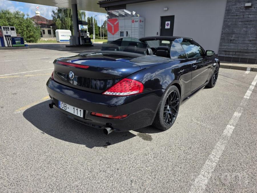 Melns BMW 635 2009 Rīga, ar dzinēja tilpumu 3.00 L un nobraukumu 198 tūkst. km par 16500 €, foto 4 vietnē AUTOMOTO.COM.LV