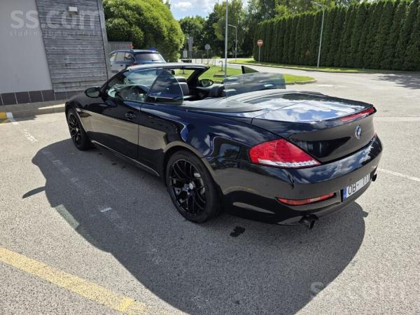 Black BMW 635 2009 in Riga, with an engine capacity of 3.00 L and mileage of 198 thousand km for 16500 €, photo 4 on AUTOMOTO.COM.LV