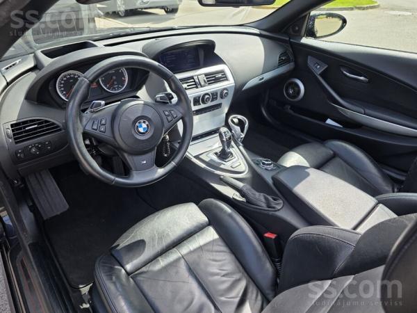 Black BMW 635 2009 in Riga, with an engine capacity of 3.00 L and mileage of 198 thousand km for 16500 €, photo 6 on AUTOMOTO.COM.LV
