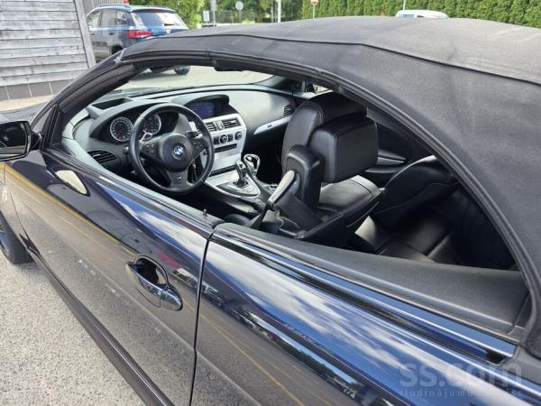 Black BMW 635 2009 in Riga, with an engine capacity of 3.00 L and mileage of 198 thousand km for 16500 €, photo 8 on AUTOMOTO.COM.LV