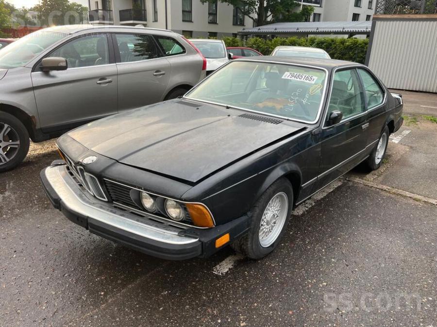 Melns BMW 635 1987 Rīga, ar dzinēja tilpumu 3.50 L un nobraukumu 124 tūkst. km par 7500 €, foto 1 vietnē AUTOMOTO.COM.LV