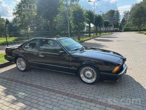 Melns BMW 635 1988 Ogre, ar dzinēja tilpumu 3.50 L un nobraukumu 1 tūkst. km par 41250 €, foto  vietnē AUTOMOTO.COM.LV