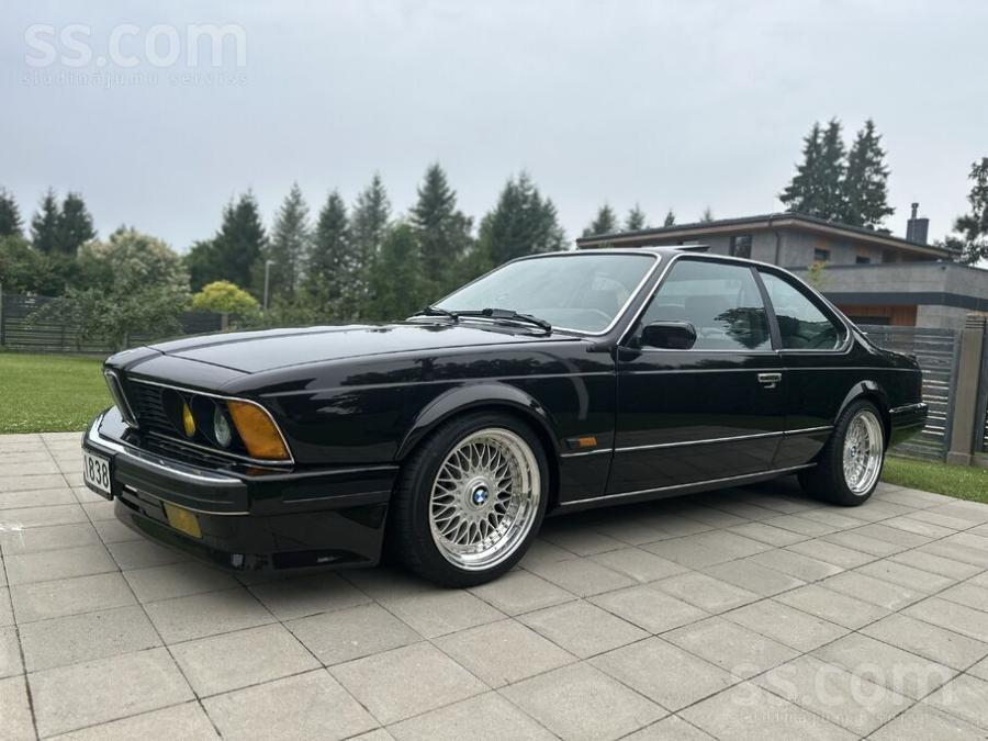 Melns BMW 635 1988 Ogre, ar dzinēja tilpumu 3.50 L un nobraukumu 1 tūkst. km par 44500 €, foto 3 vietnē AUTOMOTO.COM.LV