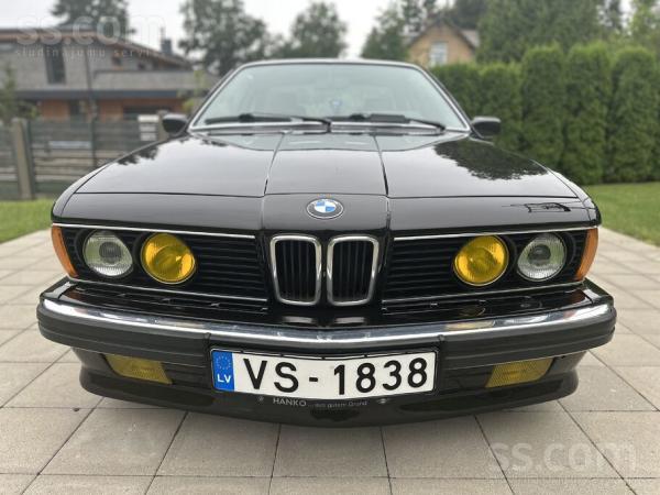 Melns BMW 635 1988 Ogre, ar dzinēja tilpumu 3.50 L un nobraukumu 1 tūkst. km par 44500 €, foto 3 vietnē AUTOMOTO.COM.LV