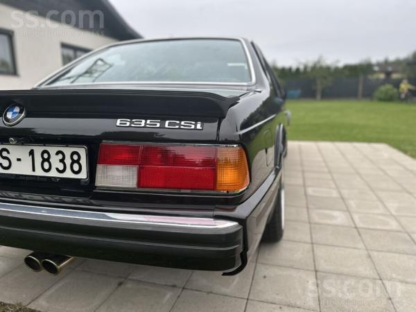 Melns BMW 635 1988 Ogre, ar dzinēja tilpumu 3.50 L un nobraukumu 1 tūkst. km par 44500 €, foto 7 vietnē AUTOMOTO.COM.LV