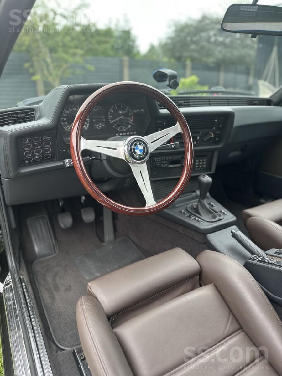 Melns BMW 635 1988 Ogre, ar dzinēja tilpumu 3.50 L un nobraukumu 1 tūkst. km par 44500 €, foto 19 vietnē AUTOMOTO.COM.LV