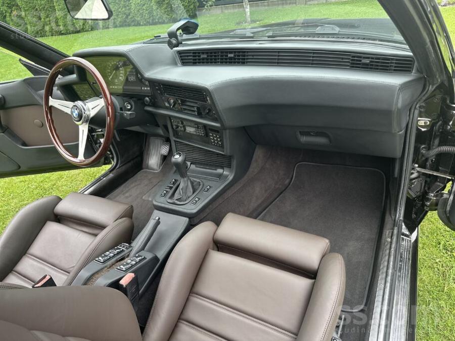 Melns BMW 635 1988 Ogre, ar dzinēja tilpumu 3.50 L un nobraukumu 1 tūkst. km par 44500 €, foto 20 vietnē AUTOMOTO.COM.LV