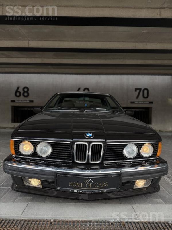 Black BMW 635 1988 in Riga, with an engine capacity of 3.50 L and mileage of 1 thousand km for 49900 €, photo 10 on AUTOMOTO.COM.LV